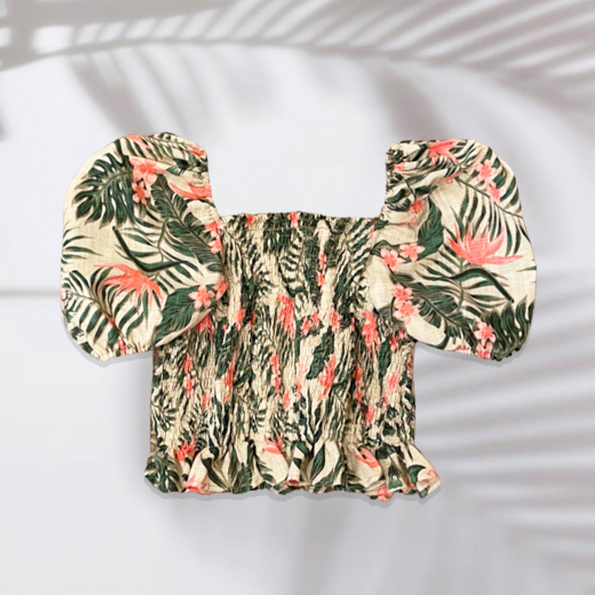 Blusa Montse Lino Tropical – marialapaz.shop